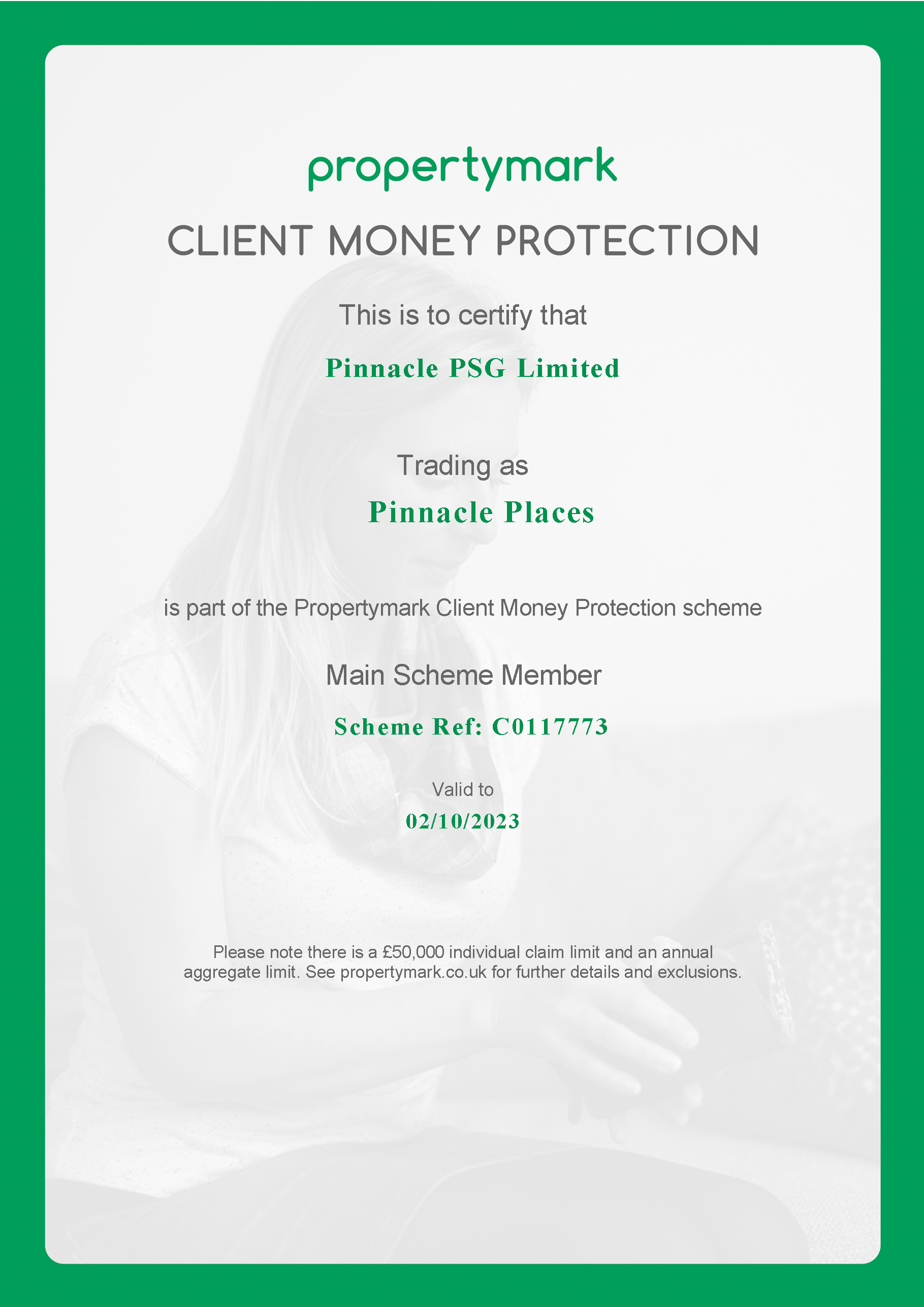 Client Money Protection - Pinnacle Group